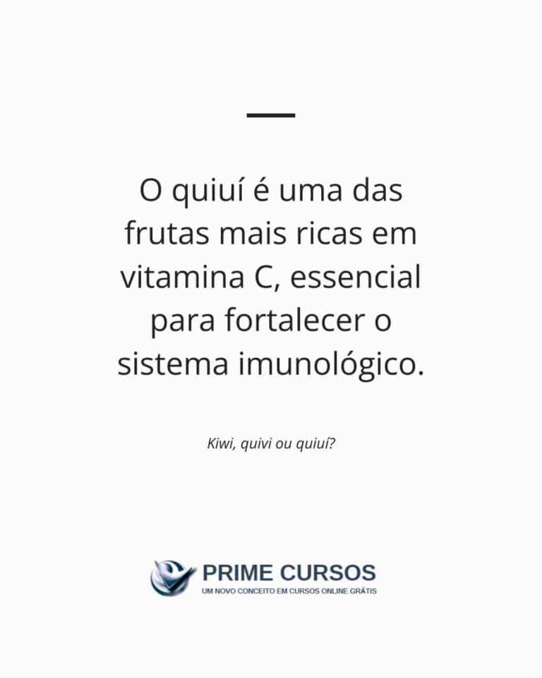 Kiwi, quivi ou quiuí: Qual é a forma correta? | Prime Cursos